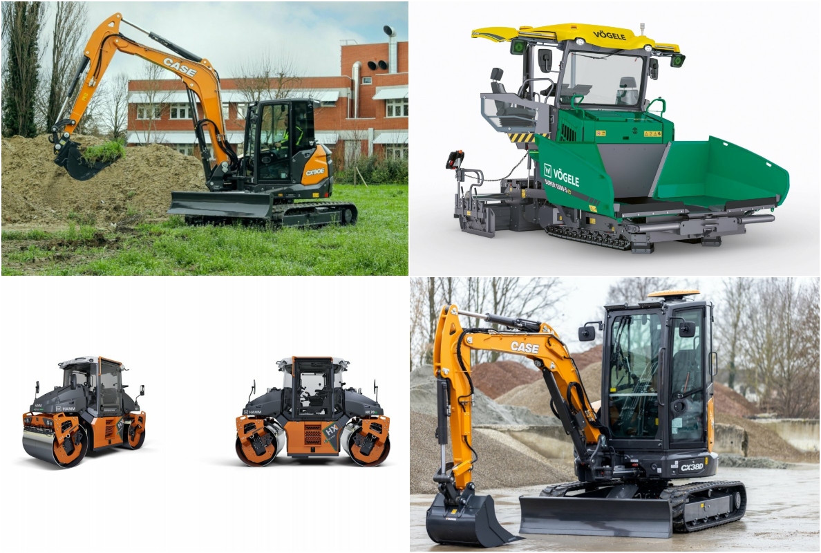 Product launches of July (Hamm rollers, Vögele pavers, CASE excavators ...