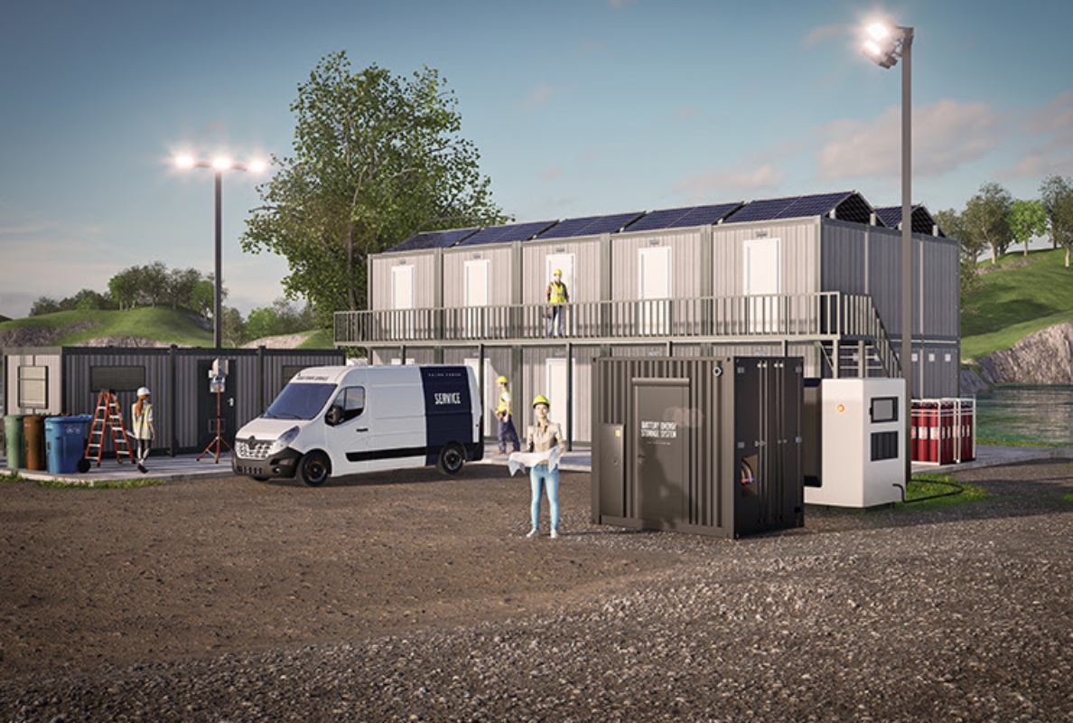 An example of a BESS-genset hybrid powered by Volvo Penta’s BESS ...