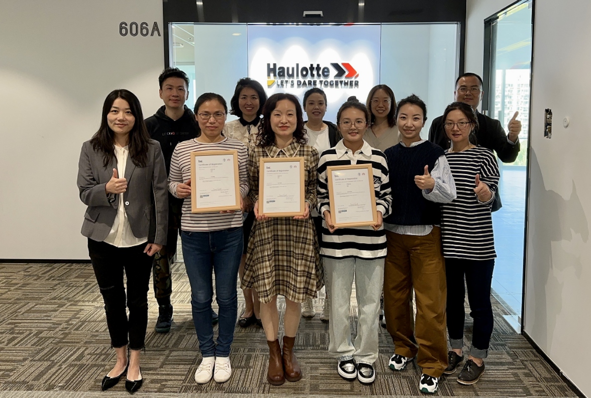 Haulotte France & Shanghai obtain triple ISO certification | LECTURA Press