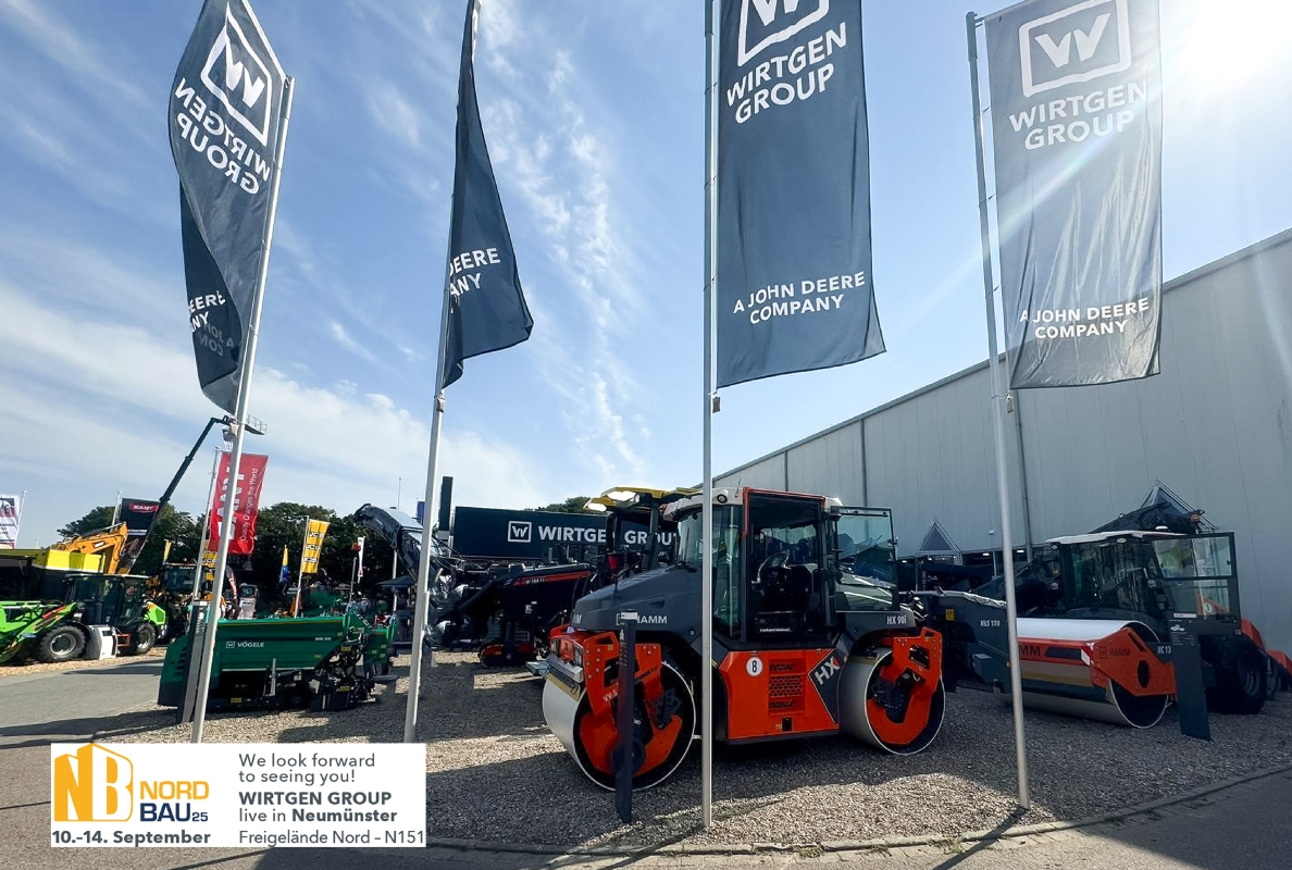 The Wirtgen Group is bringing two special highlights to NordBau 2025 ...