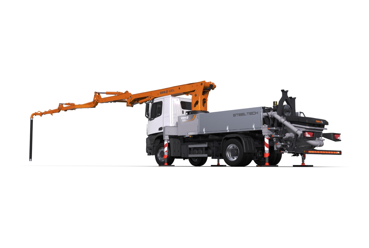 CIFA Introduces the New Steeltech 20-Meter Truck-Mounted Pump Range ...
