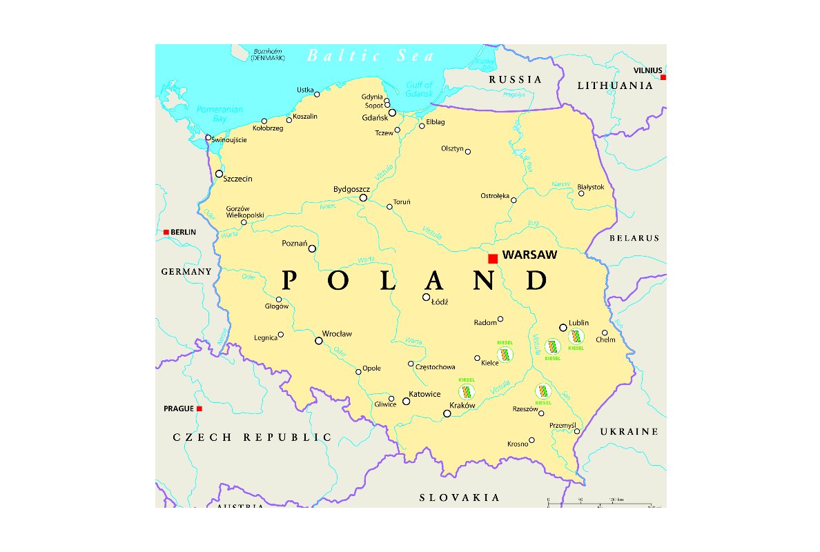Map of Poland | LECTURA Press