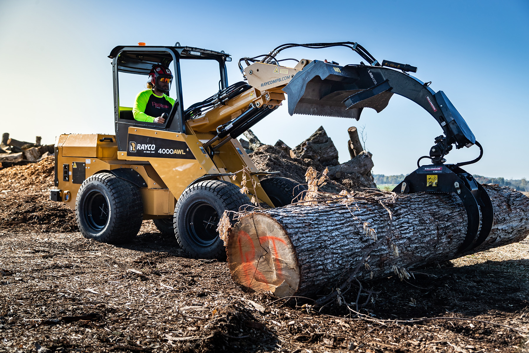 Rayco 4000AWL Articulated Wheel Loader Image source: Morbark | LECTURA ...