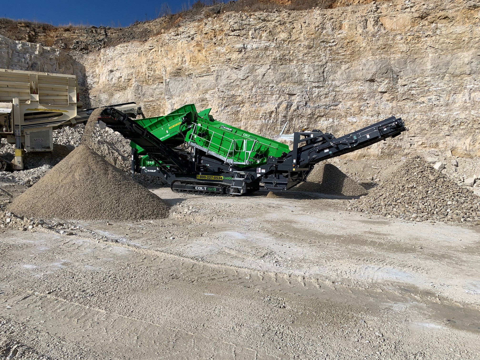Colt 1600, Powerscreen Crushing & Screening Image source: EvoQuip ...