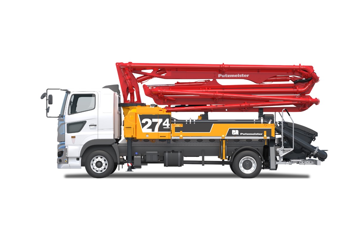 Putzmeister truck-mounted concrete pump M27 | LECTURA Press