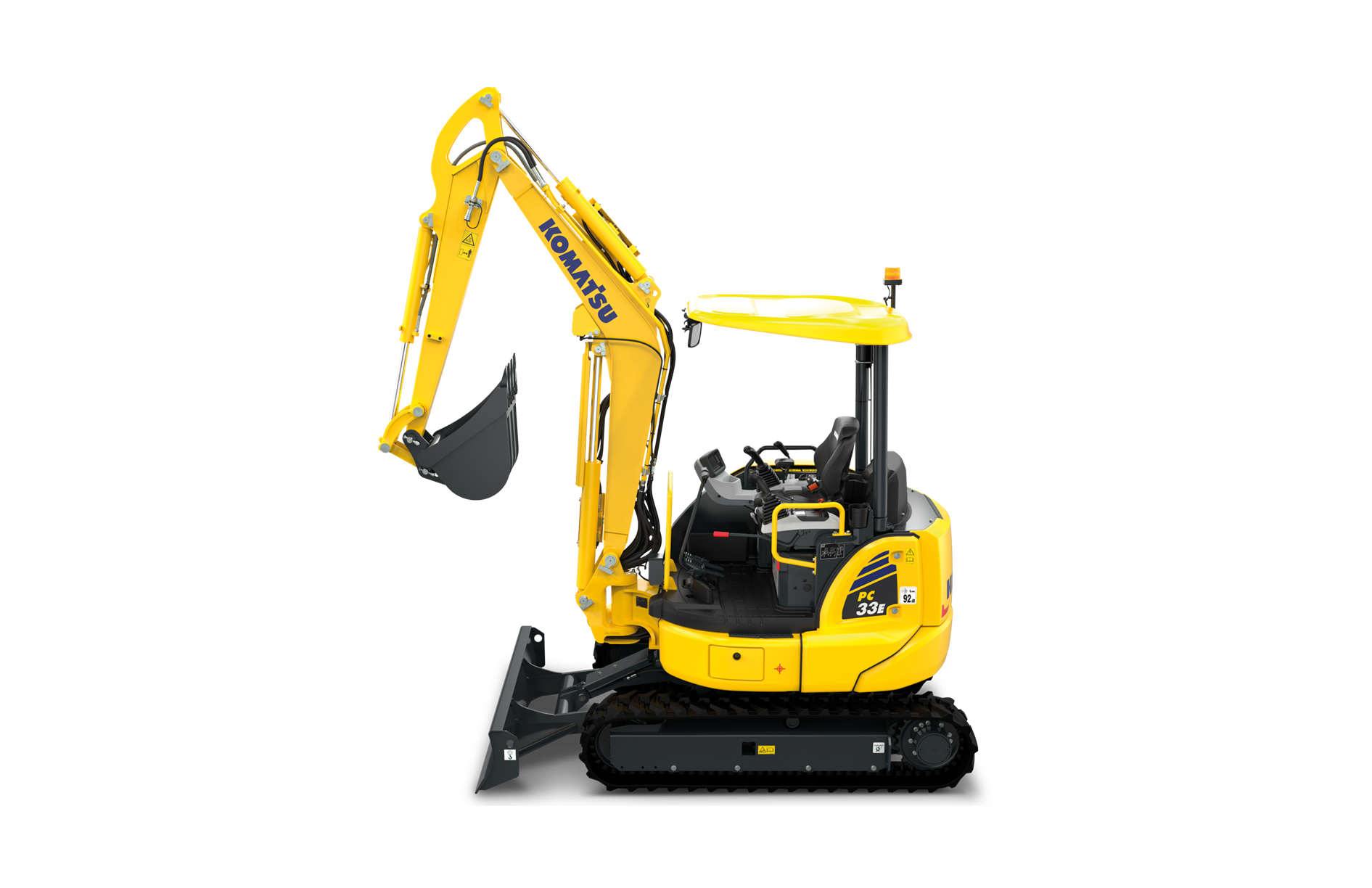 Komatsu Europe presents new electric PC33E-6 mini excavator at Intermat ...