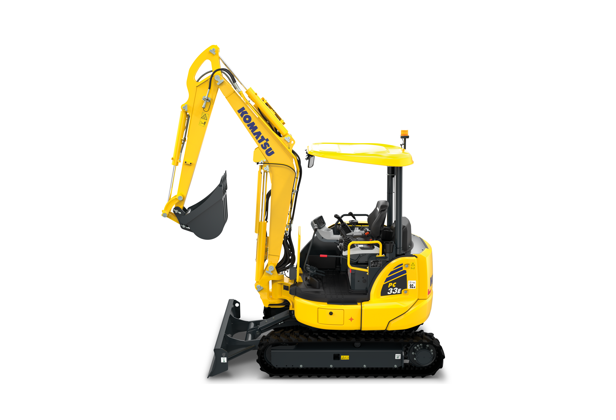 Komatsu Europe launches an all-new electric PC33E-6 mini excavator ...