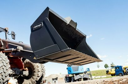 The revised standard loading shovel is available with a screw-on ...