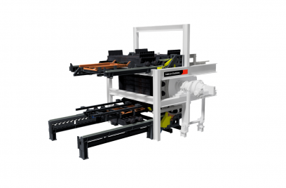Metso Outotec Automated pallet car changing device for pellet plants ...