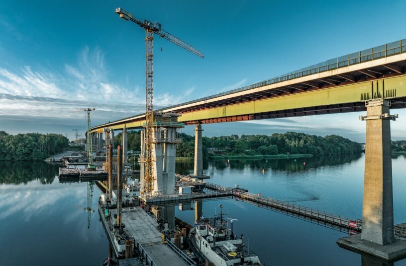18 Liebherr cranes involved in replacing Germany’s second longest road ...