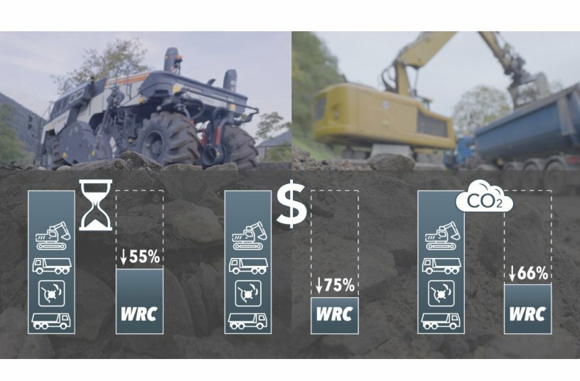 Recycling of hand-packed stone pavement in a single pass | LECTURA Press