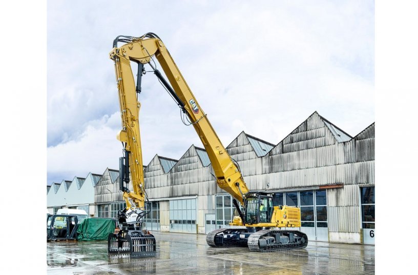 New Cat® 340 UHD Demolition Excavator Features Higher Vertical Reach ...