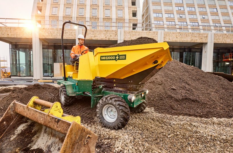 A Danish world premiere: HG E2000 – 100% electric 2 ton dumper ...