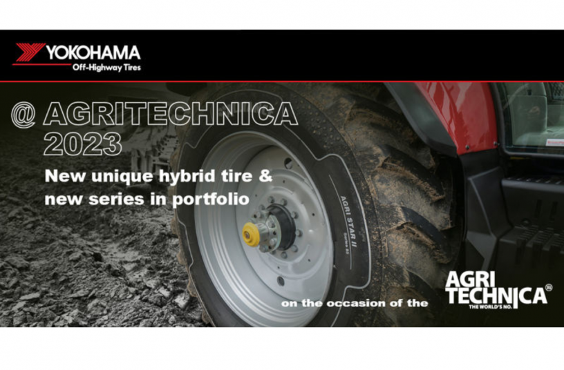 Yokohama Off-Highway Tires at Agritechnica 2023: New unique hybrid tire ...