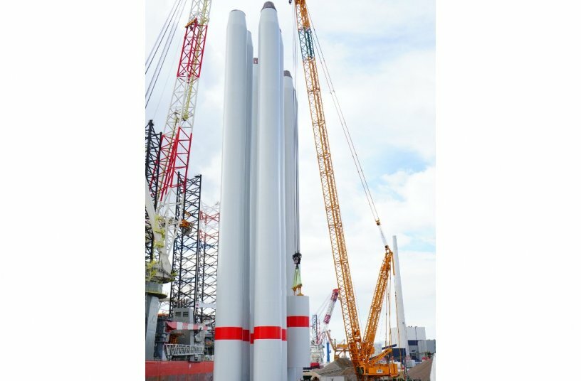 Four Giants go for Windpower: BMS Heavy Cranes assembles offshore wind ...