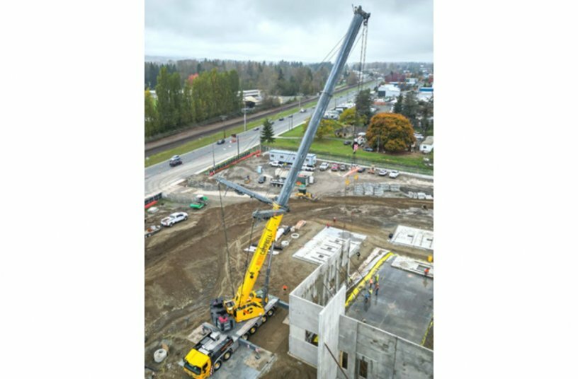 NessCampbell Crane + Rigging’s new Grove GMK6450-1 excels in tilt-up ...